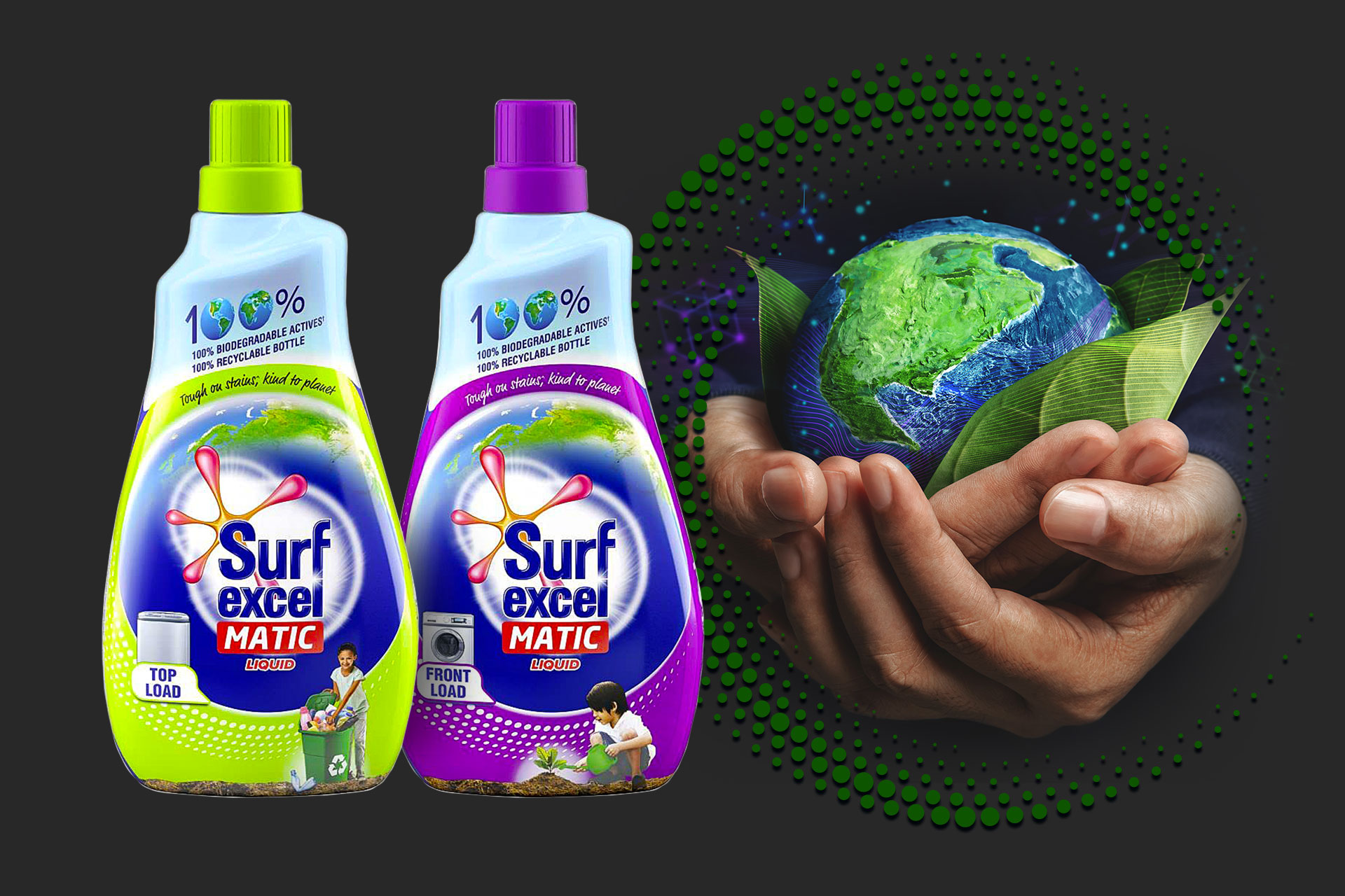 The new sustainable face to Surf Excel Matic Liquids on World Clean Up ...